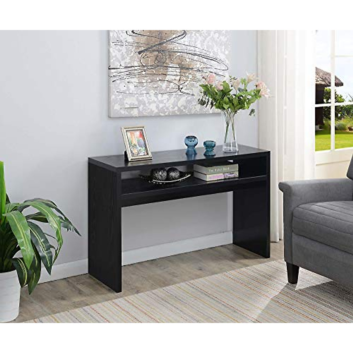 Convenience Concepts Northfield Deluxe Console Table, Black