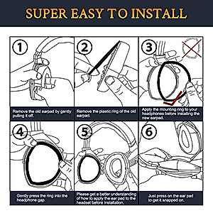 SOULWIT Professional Lambskin Earpads Replacement for Sennheiser HD700 HD 700 Headphones. Ear Pads Cushions with Noise Isolation Memory Foam