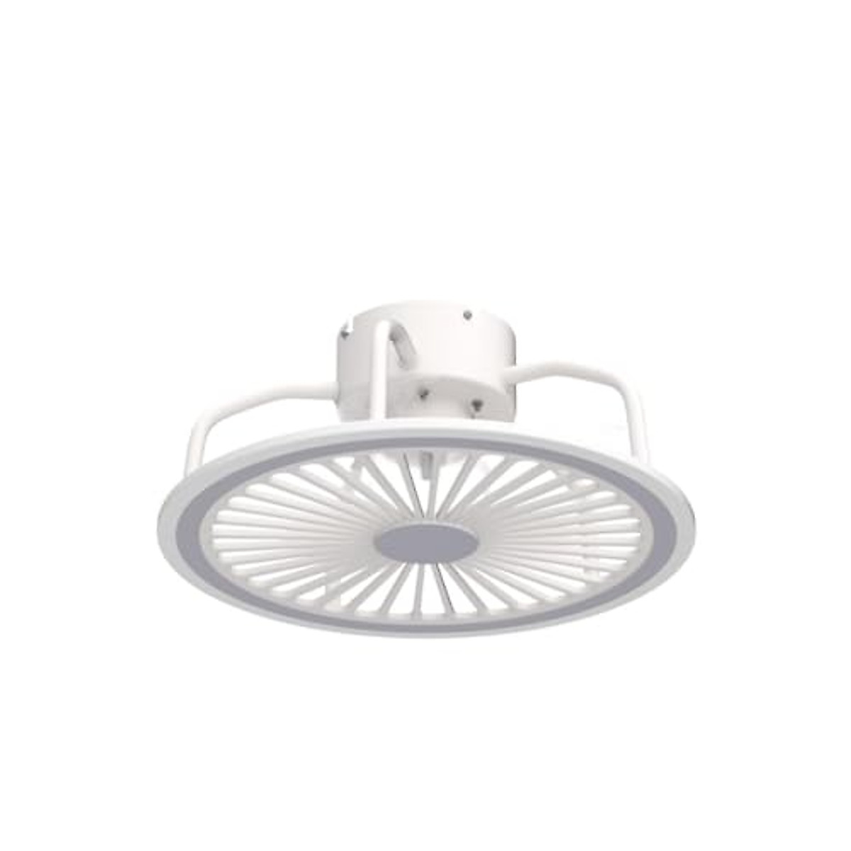 JTfany Ceiling Fans with Lights and Remote 18 Inch Flush Mount Ceiling Fan with Remote Dimmable 3 Speeds Low Profile Ceiling Fan RGB Bladeless Ceiling Fan Quiet Ceiling Fans for Bedroom Kidsroom