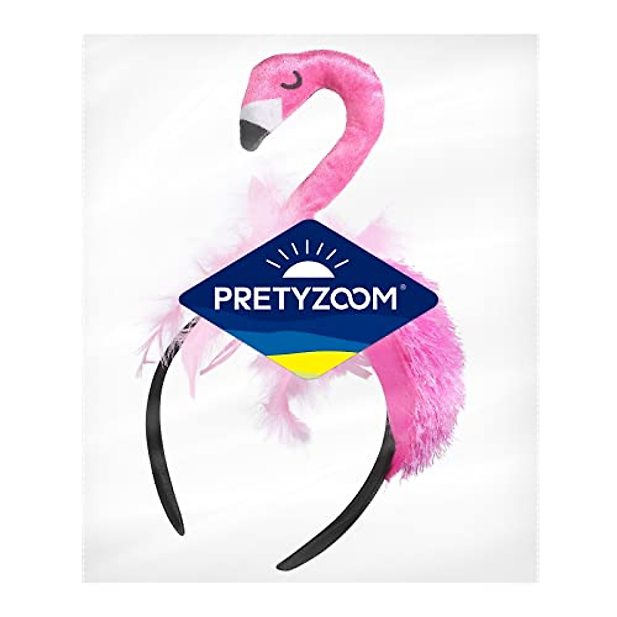 PRETYZOOM Hawaii Flamingo Headband Creative Flamingo Headdress for Hawaii Carnival Tropical Party Hair Accessory