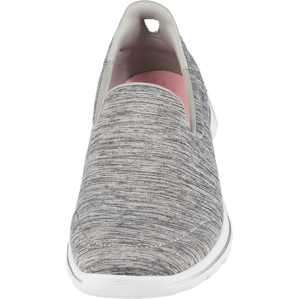 Skechers Women's Go Walk 5 Honor Sneaker, Grey, 8