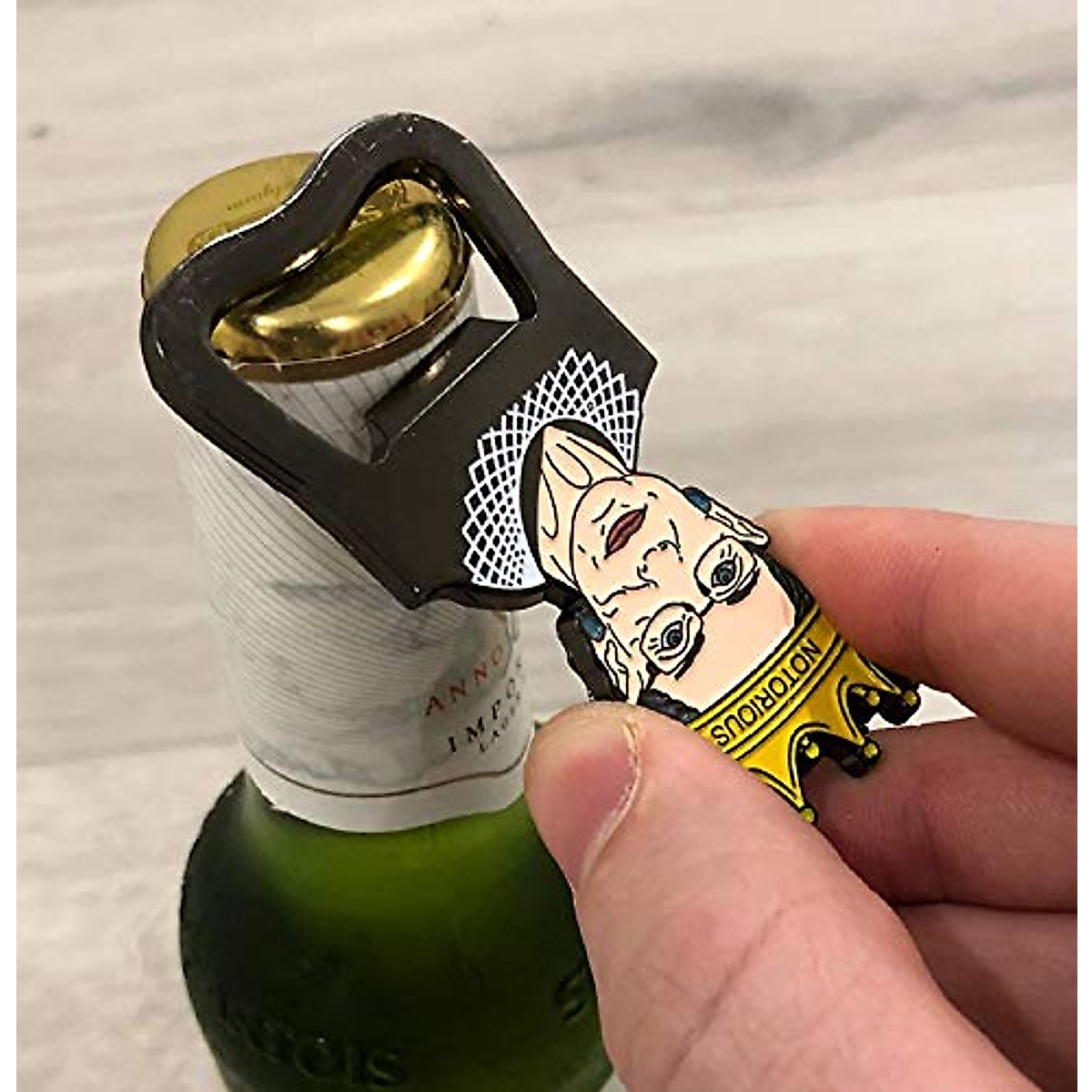 Balanced Co. Ruth Bader Ginsburg Bottle Opener Notorious RBG Beer Opener