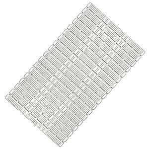 Qidordour Shower Mats Non Slip Bath Mat for Tub, 27 x 15.7 Inch Long Bath Tub Mat with Suction Cups and Drainage Holes, Anti Slip Bathtub Mats for Inside Shower Stall Tray Bathroom Floor, Light Grey