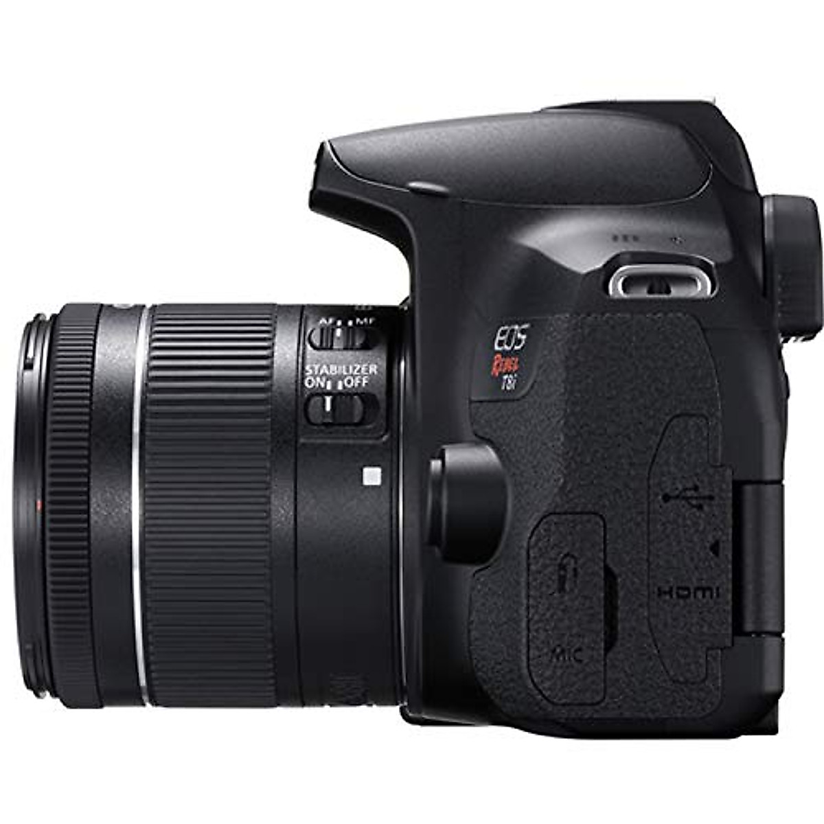 Canon EOS Rebel T8i DSLR Camera w/Canon EF-S 18-55mm F/4-5.6 is STM Zoom Lens + Case + 128GB Memory (28pc Bundle) (Renewed)