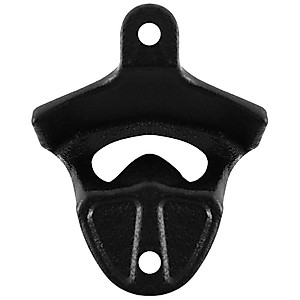 OrangeA Cast Iron Bottle Opener 100 Pcs Rustic Classic Wall Mount for Home Bars and Man Cave