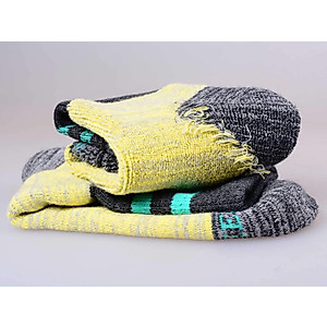 FEIDEER 5 Pairs Women's Hiking Walking Outdoor Recreation Socks Wicking Cushion Crew Socks (5WS18205-M)