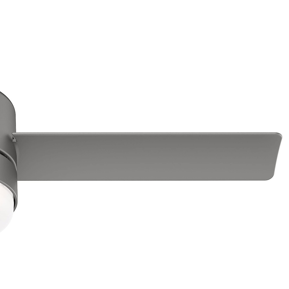 Hunter Fan Company Gilmour 44-inch Indoor/Outdoor Matte Black Casual Ceiling Fan With Bright LED Light Kit, Remote Control, Reversible WhisperWind Motor and SureSpeed Technology Included