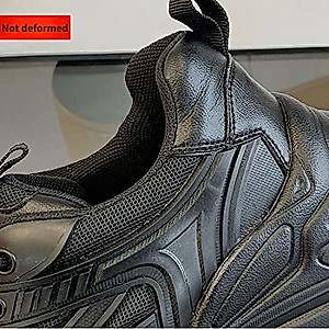 CHENSAN Women's Chunky Sneakers Platform Walking Shoes Breathable Casual Shoe (5,Black)