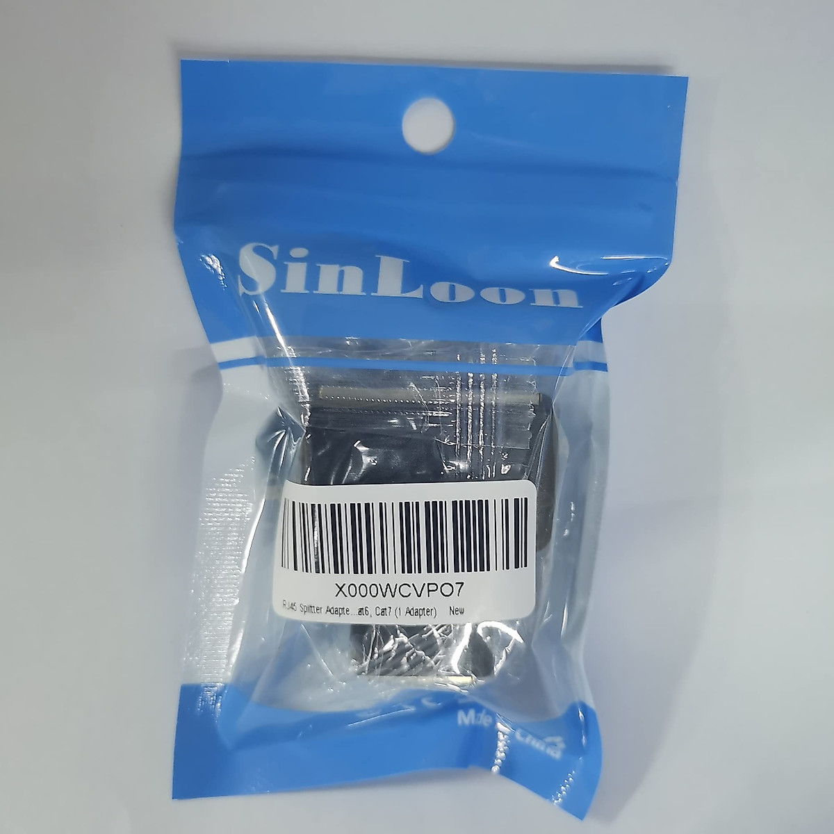 SinLoon RJ45 Switch Adapter, RJ45 Network Switcher 2 Ports Allows Quick Switching 8P8C Extender