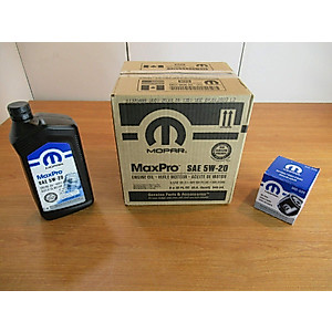Dodge Ram 1500 5.7L Hemi Mopar MaxPro 5w20 Oil & Filter Change Kit OEM