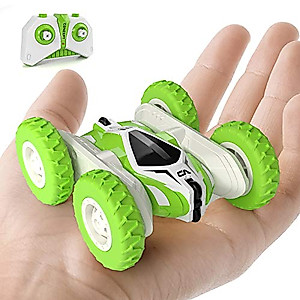 Tecnock Remote Control Car RC Cars for Kids,4WD 2.4Ghz Remote Control Toys,Double Sided Flips 360°Rotating RC Stunt Car, Toy for 5 6 7 8 Year Old Boys Girls
