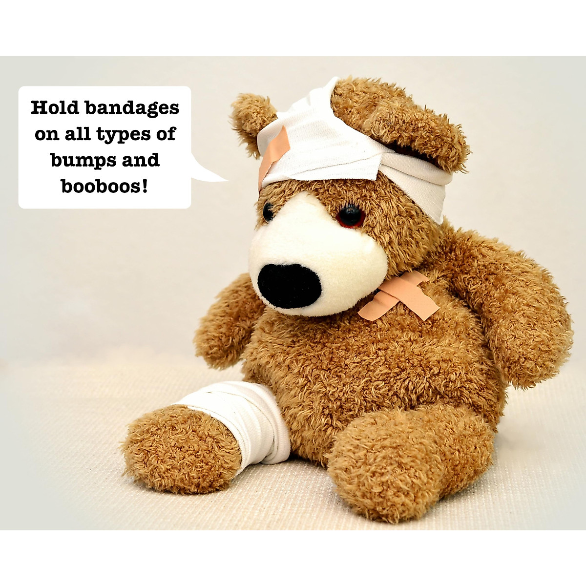 Iconikal First Aid Waterproof Adhesive Tape, White, 0.5 Inch x 5 Yards, 4-Pack