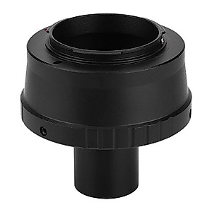 Dilwe Microscope Eyepiece Adapter, 23.2mm T-Mount Microscope Eyepiece, Metal Adapter Ring for M4/3 Mount Mirrorless Camera, Aluminum Alloy Adapters and Converters