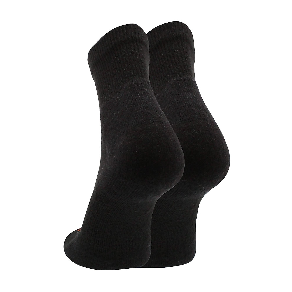 TCK Pickleball Quarter Crew Socks Blister Resistance (Black, Large)