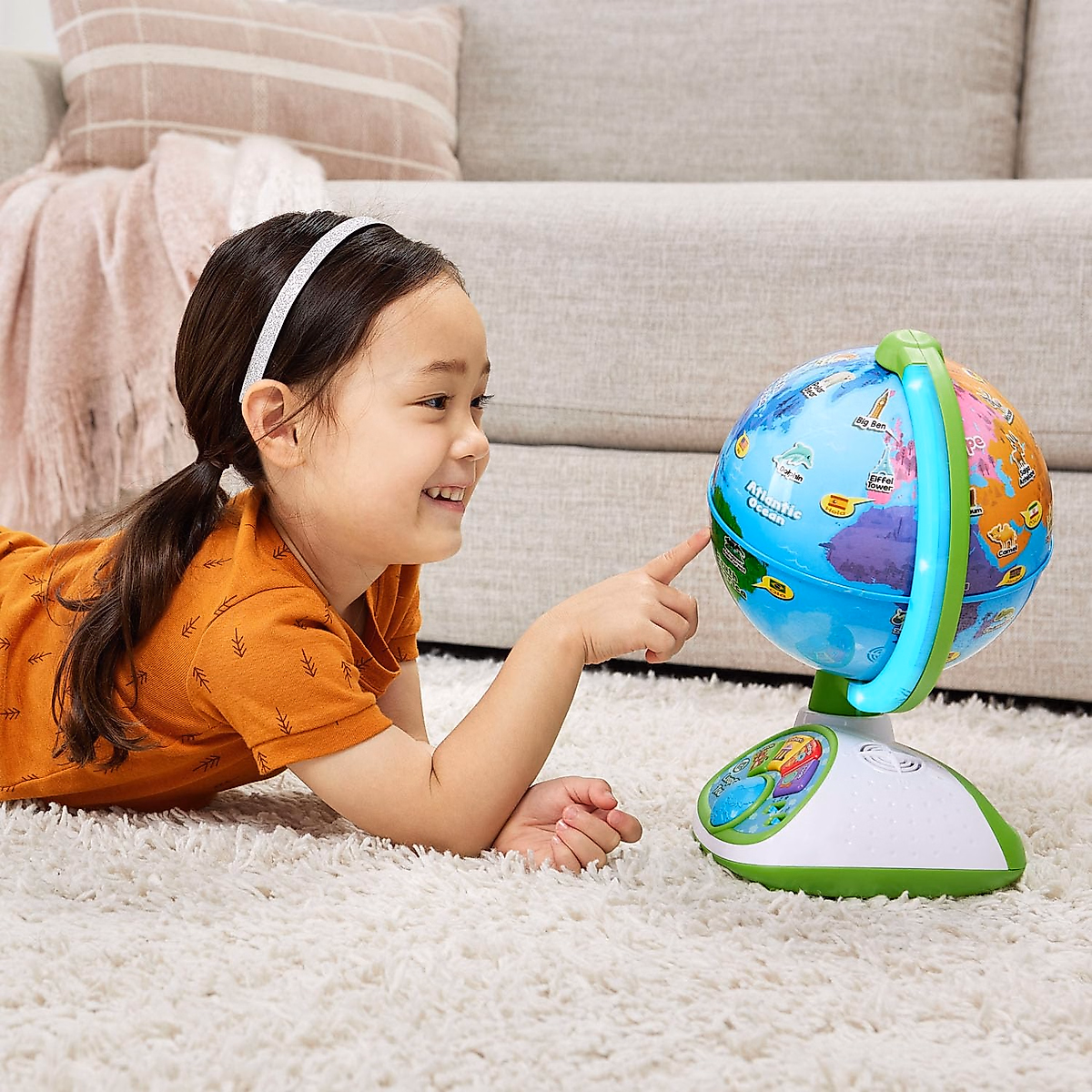 LeapFrog LeapGlobe Touch Interactive Globe for Kids Ages 3 and up