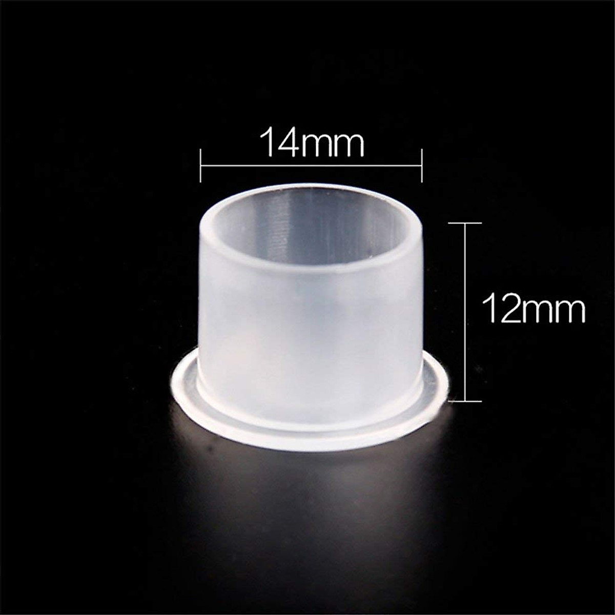 Tattoo Ink Cups 300PCS 14mm Medium Disposable Tattoo Pigment Caps with Base Plastic for Tattooing Tattoo MachineTattoo Supplies Tattoo Needles Tattoo Kits