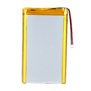 AKZYTUE 3.7V LiPo Battery 1160100 10000mAh Lithium Rechargeable Battery with PH2.0mm JST Connector for Raspberry Pi UPS Board