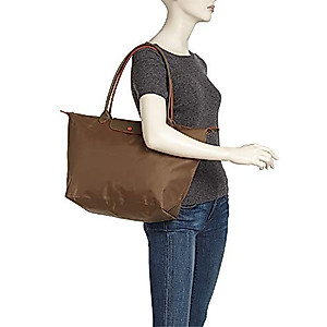 Longchamp Le Pliage Club Large Shoulder Tote (Navy)