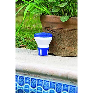 Poolmaster 32157 Floating Swimming Pool Chlorine and Bromine Dispenser ...