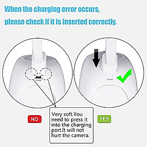 BECEMURU Arlo Camera Charger Cable, Weatherproof 6.56ft/2m Charging Cable for Arlo Pro/Arlo Pro 2/Arlo Go Camera with Quick Charge 3.0 Adapter,White Power Extension Cable+Adapter (Cable+Adapter)