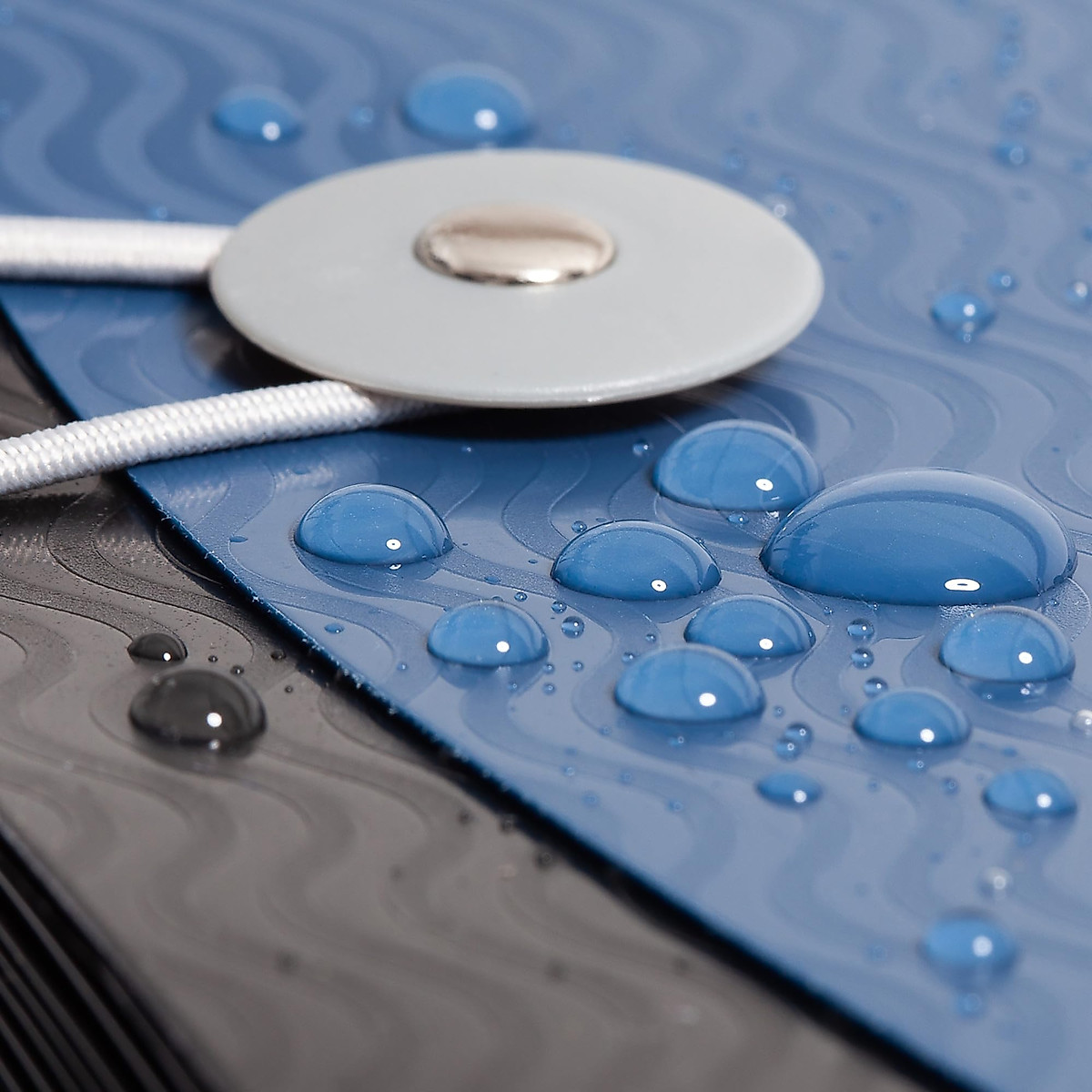 Smead Poly Frequency Expanding File, 12 Pockets, Flap and Cord Closure, Letter Size, Blue/Black (70863)