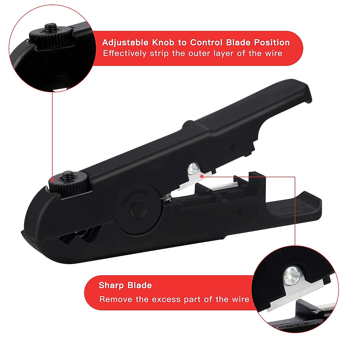 RJ45 Crimper Tool Kit, Preciva Cat5 Cat5e Ethernet Crimping Tool Set with One Network Cable Tester, 20PCS RJ45 Connectors, One Wire Stripper, 50PCS Cable Ties and Wire Punch Down Impact Tool