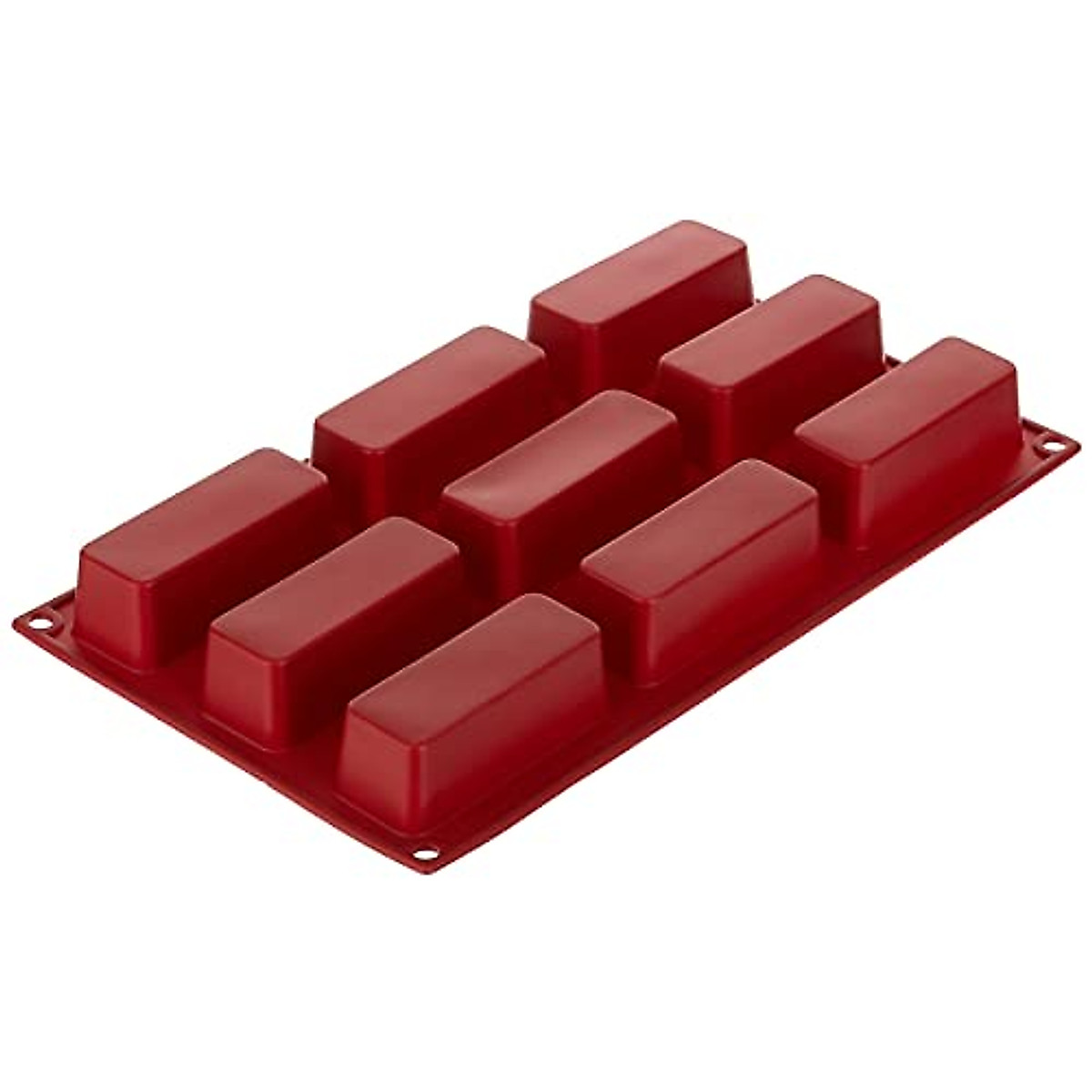 Silicone Molds [Twinkie, 9 Cup] Cupcake Baking Pan - Free Paper Muffin Cups - Non Stick, BPA Free, 100% Silicon & Dishwasher Safe Silicon Bakeware Tin - Kitchen Rubber Tray & Soap Molds