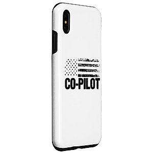 iPhone XS Max Vintage Airplane Flying Pilot Aircraft Co-Pilot Aviation-the Case