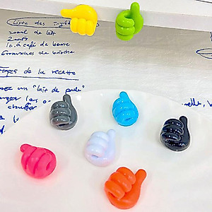18pcs Thumb Wall Hooks for Hanging,Thumbs Up Wall Hook,Silicone Thumb Wall,Hook Thumb Hooks Silicone,Multifunctional Self Adhesive Clip Key Hook Wall Hanger for Storage Cable/Headphone/Mask(9Color)
