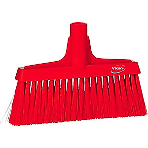 Vikan, Red Broom,Lobby,Soft/Stiff,10.25",PP/PET, 3104