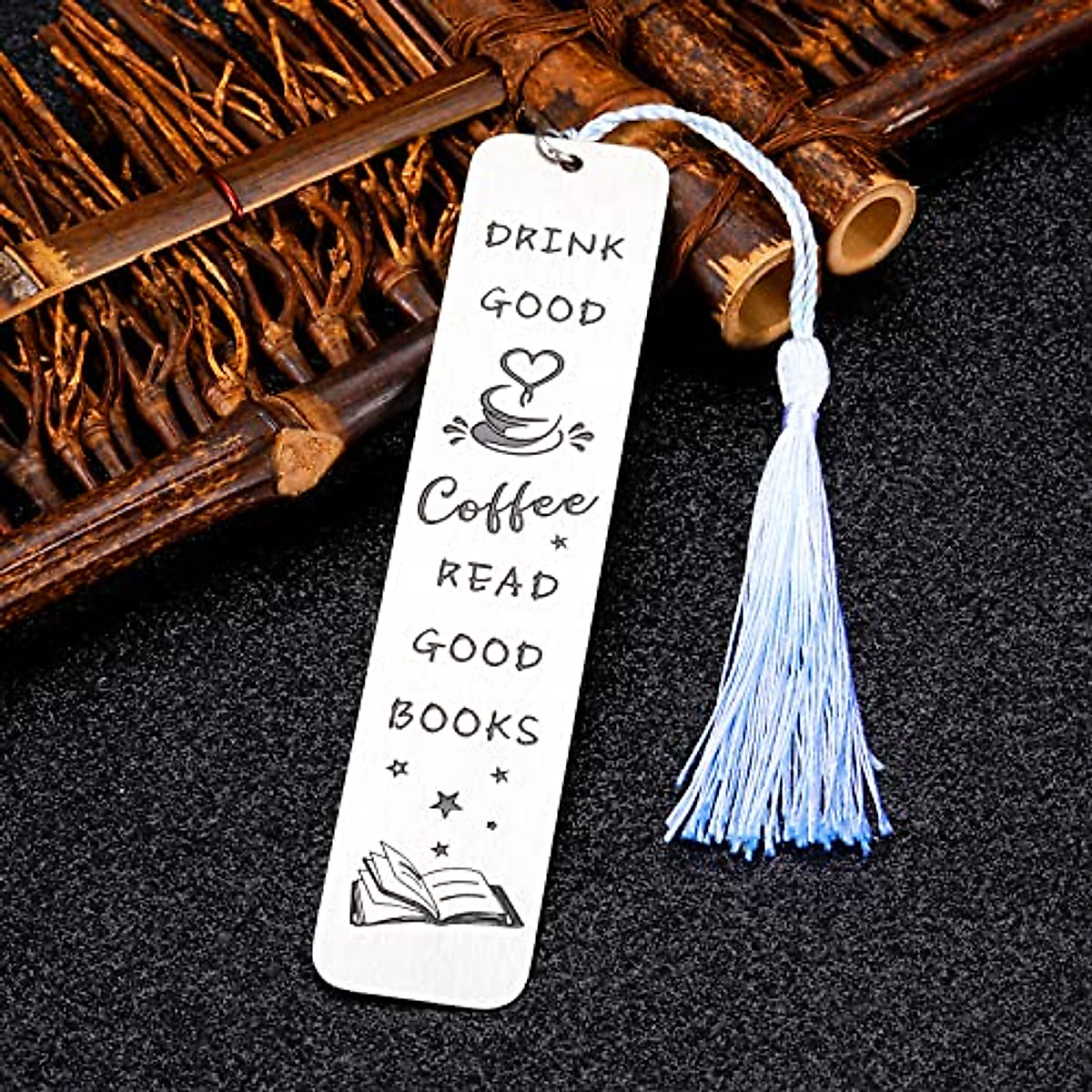 Book Markers Bookmarks for Women Kids Funny Gifts Cute Bookmarks for Men Book Lovers Christmas Birthday Gifts for Daughter Son Metal Halloween Bookmark Tassels Book Club College Student Gifts