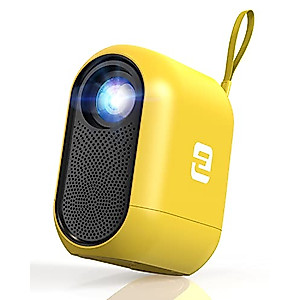 Portable Projector, ETOE Mini Projector 2023 Upgraded Video Projector with 8000L and 1080P, Movie Projector Compatible with Android/iOS/Windows/TV Stick/HDMI/USB for Home Theater - D1