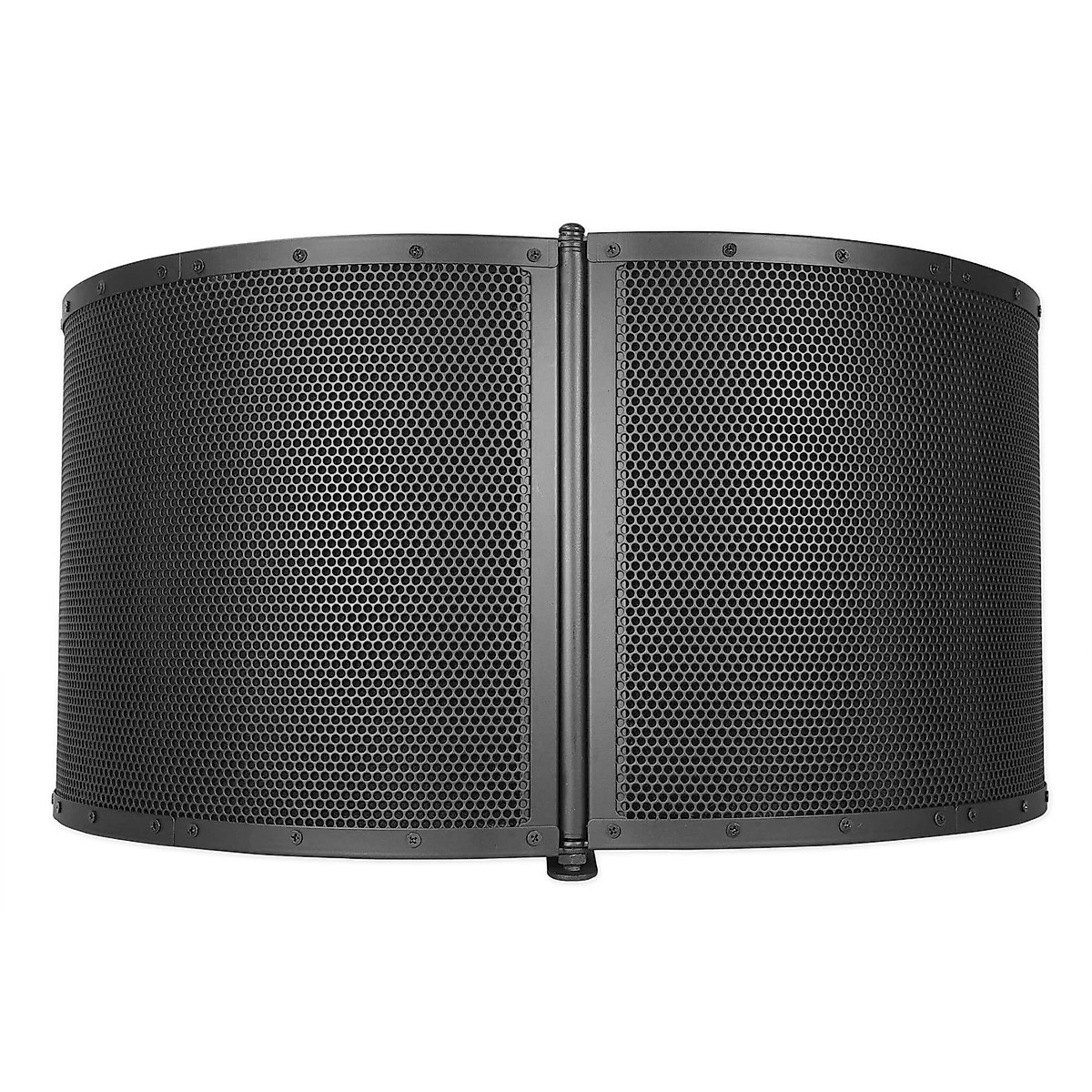 Rockville Large Studio Mic Isolation Shield Vocal Recording Booth (ROCKSHIELD 4)