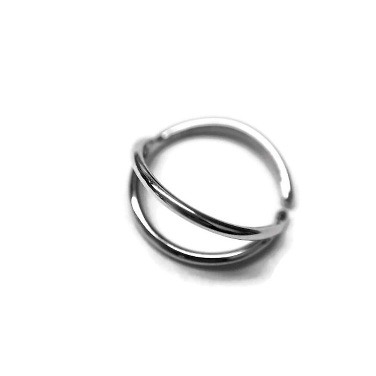 SERYNOW Nose Ring Hoop 20g 316L Surgical Steel Monn Nose Rings Body Piercing Jewelry for Women Girls