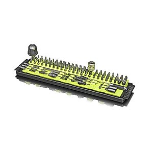 Ernst Manufacturing Bit Boss High-Density Bit Organizer for Vertical or Horizontal Storage, 90 Tool, High-Visibility with Push Button Release (Model 5720HV)