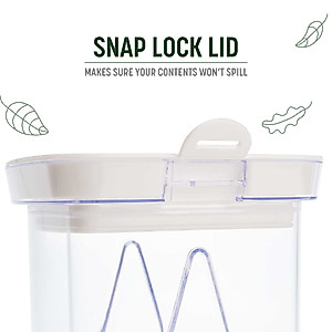 Goodful Brown Sugar Saver and Softener Disc with Airtight Storage Container, Multiple Uses for Food Storage Containers, Reusable and Food Safe, 1.5-Quart Container with Sugar Saver Disk