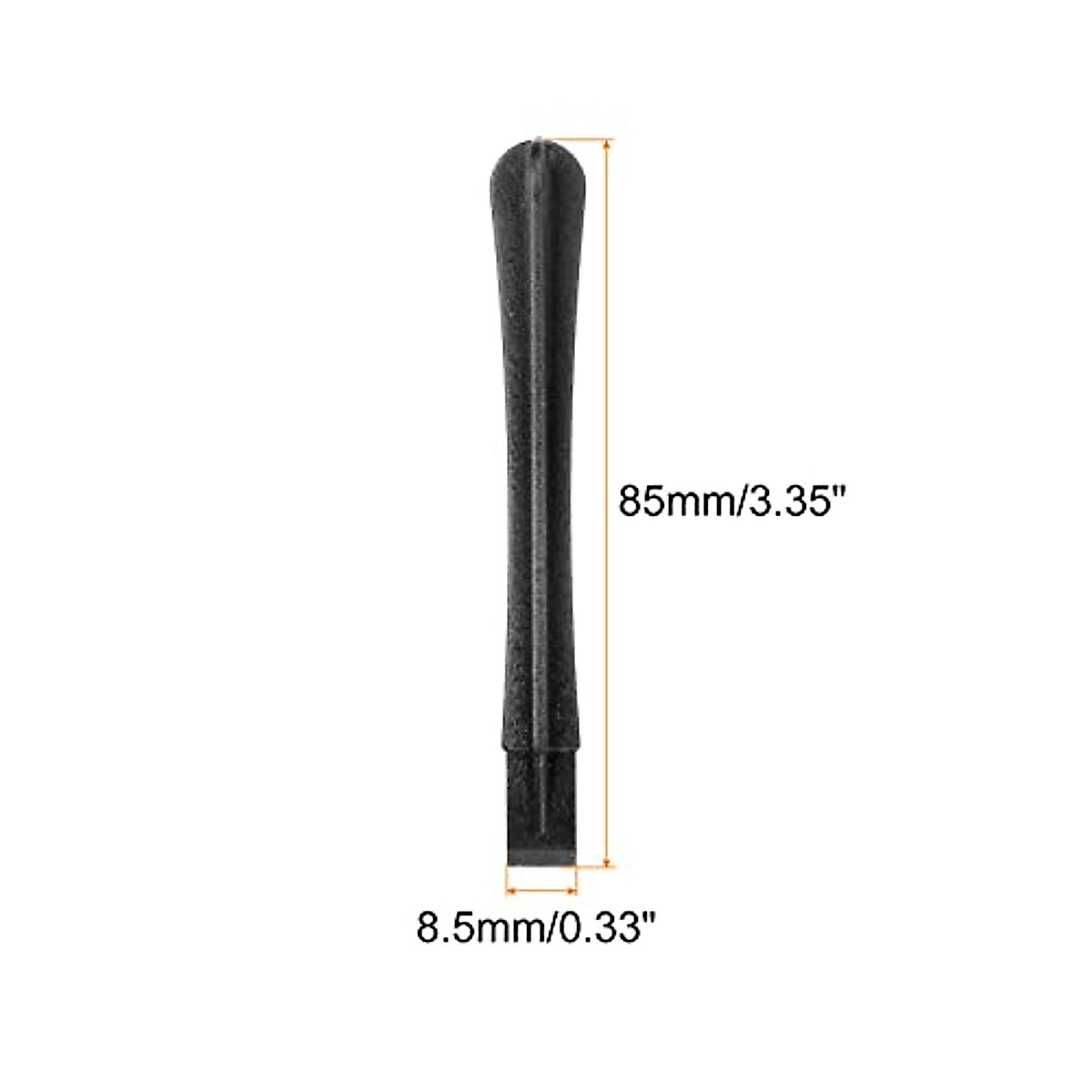 MECCANIXITY Plastic Spudger Pry Opening Repair Tools 10pcs for Mobile Phone PC Tablet Laptop LCD Screen Smart Phone Repair 85x8.5mm Black