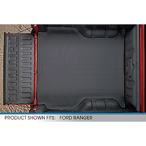 SMARTLINER K0410 Truck Rugged Bed Mat Liner for 2019-2021 Ford Ranger Crew Cab