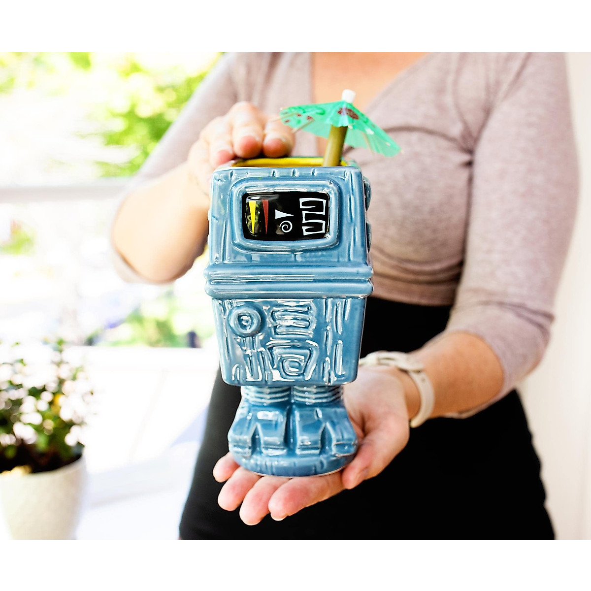 Geeki Tikis Star Wars Gonk Power Droid Ceramic Mug | Holds 24 Ounces
