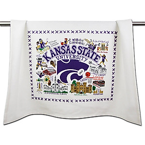 Catstudio Kansas State University Collegiate Dish & Hand Towel | Great for Kitchen, Bar, & Bathroom