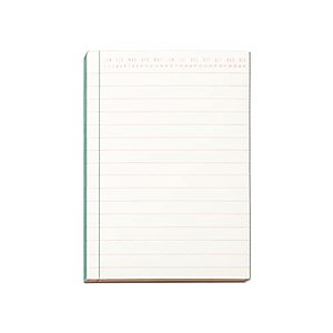 DesignWorks Ink 5" x 7" Green & Peach Color-Block Notepad - Cute Memo Pad with 120 Tear-Off Planner Sheets for Notes, To-Do List, & Reminders | Aesthetic Desk Accessories (PP57-2022)