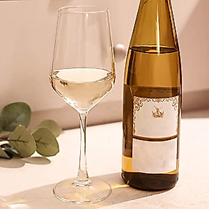 YANGNAY Wine Glasses (Set of 12, 13 Oz), Clear Wine Glasses for Red or White Wine, Smooth Rim, Dishwasher Safe