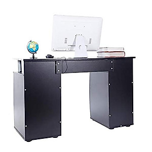 Computer Workstation Desk with Storage, Office Desk with Drawers Computer Desk with Keyboard Tray, Home Office Desk 45" L x 22" W x 30" H