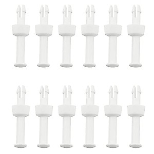 PSCCO 12PCS 70mm (2.75in) Plastic Pool Joint Pins, Replacemet Joint Pin & Seal, Swimming Pool Plug, for Round Metal Frame Pools