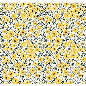 Soft Neoprene Candle Cozy for Standard 18 oz Candle Jar - Yellow Flower