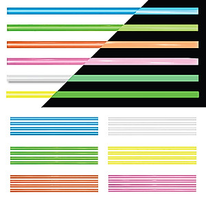 Night Glow – Glow in the Dark Reusable Straws, Multicolor, Eco-Friendly, Dishwasher Safe and BPA Free – set of 24