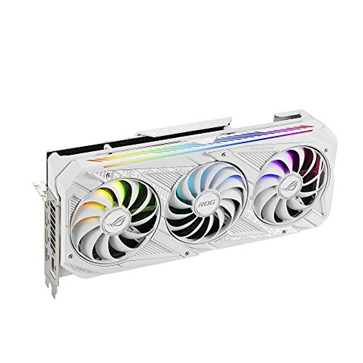 ASUS ROG STRIX NVIDIA GeForce RTX™ 3080 White OC Edition Gaming Graphics Card (PCIe 4.0, 10GB GDDR6X, HDMI 2.1, DisplayPort 1.4a, White color scheme, Axial-tech Fan Design, 2.9-slot, Super Alloy Power