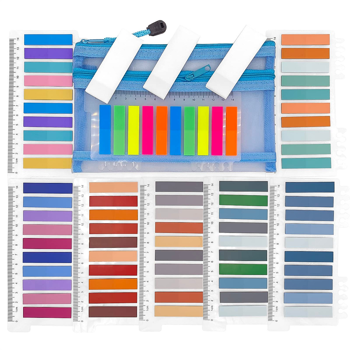 1750 Pcs Sticky Tabs Set for Organizing & Highlighting