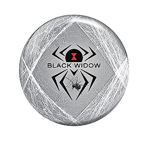 Hammer Bowling Products Black Widow Viz-A-Ball PRE-DRILLED Bowling Ball - Grey/White 14lbs