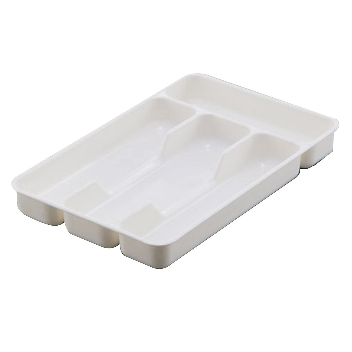 Lerpwige 2pcs Organizer Tray For Cutlery Silverware Flatware Kitchen Utensils Holder Drawer Dividers For Fork Spoon Office Tableware Organizer